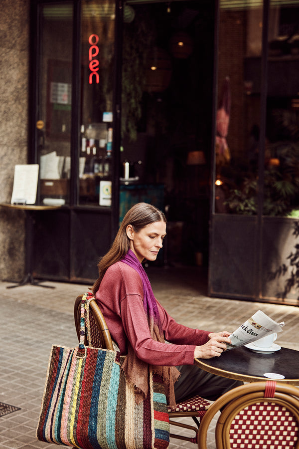 Raffia Bag Weekender Circus – gabriele frantzen